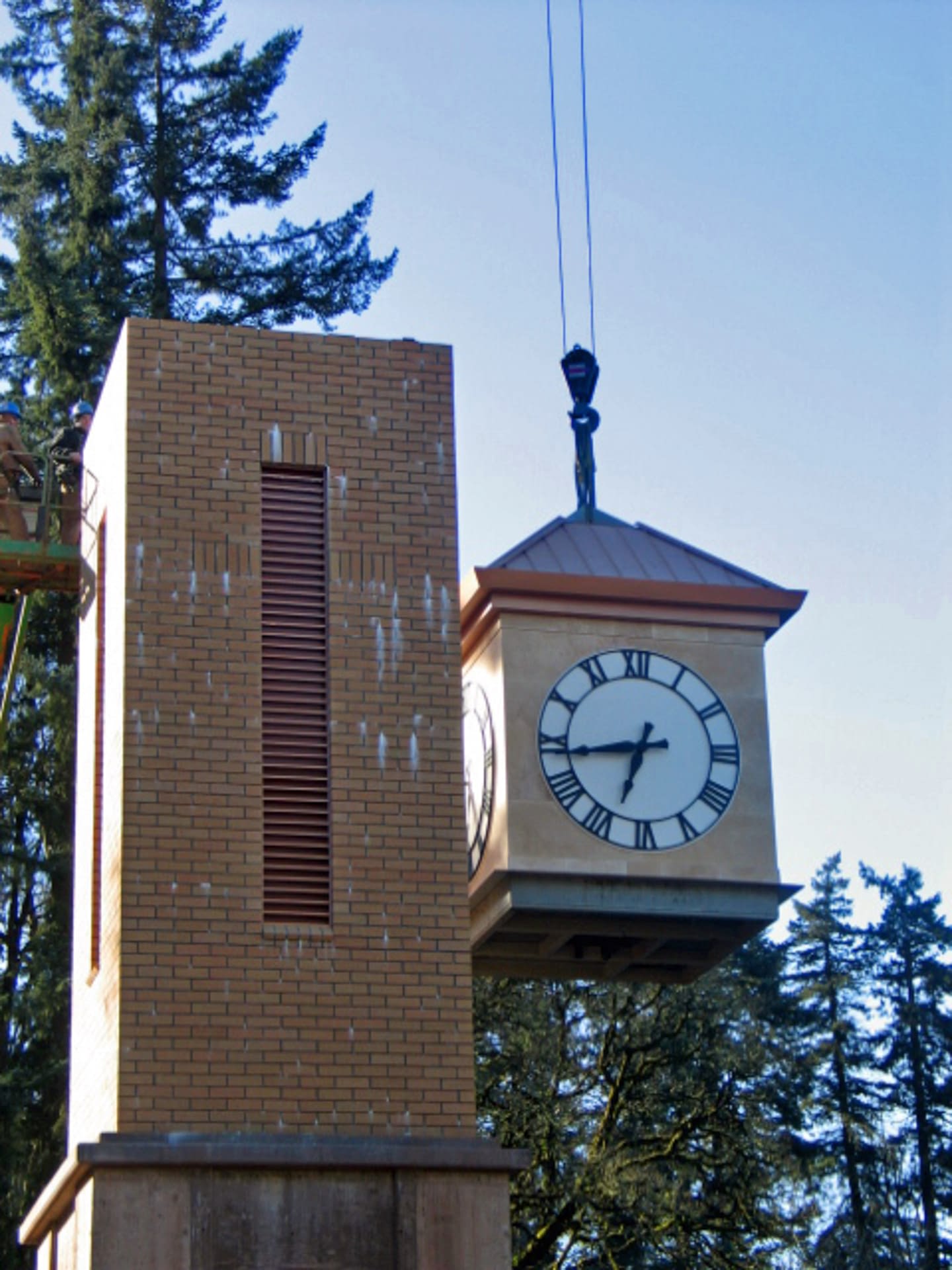 Clock Tower Construction 2007 - Corban